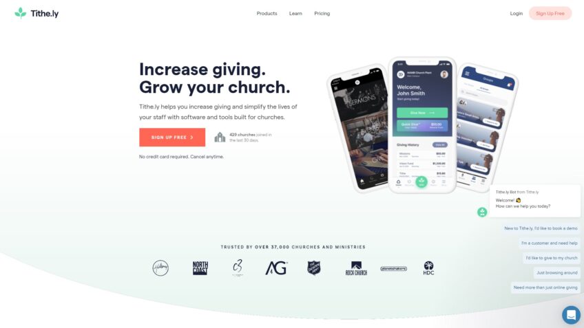Tithe.ly Church Giving & Engagement Platform Reviews - Read Reviews and ...