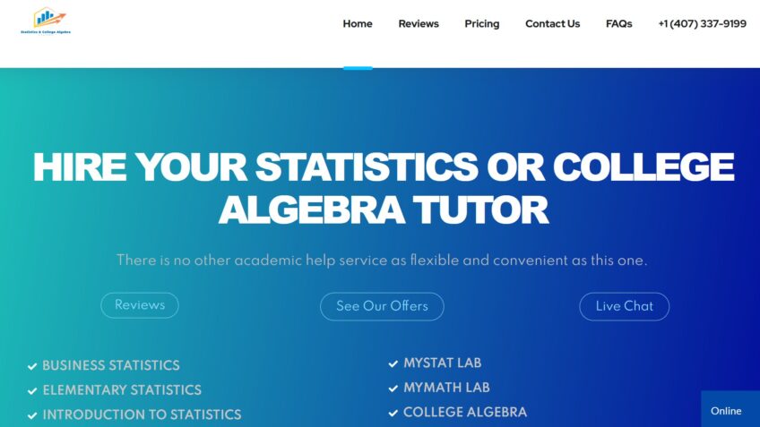 Statistics And College Algebra Tutor Reviews - Read Reviews And Share ...