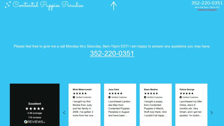 Contented Puppies Paradise Reviews - Read Reviews And Share Your ...