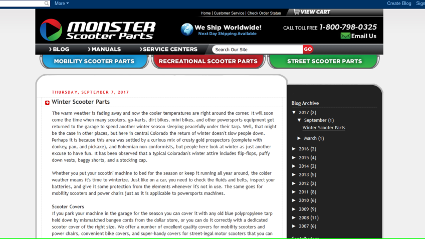 Monster Scooter Parts Reviews