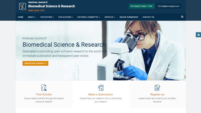 Biomedical Science And Research Journals Reviews