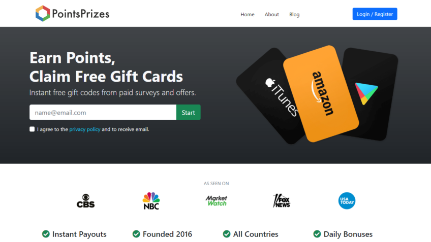 PointsPrizes Reviews