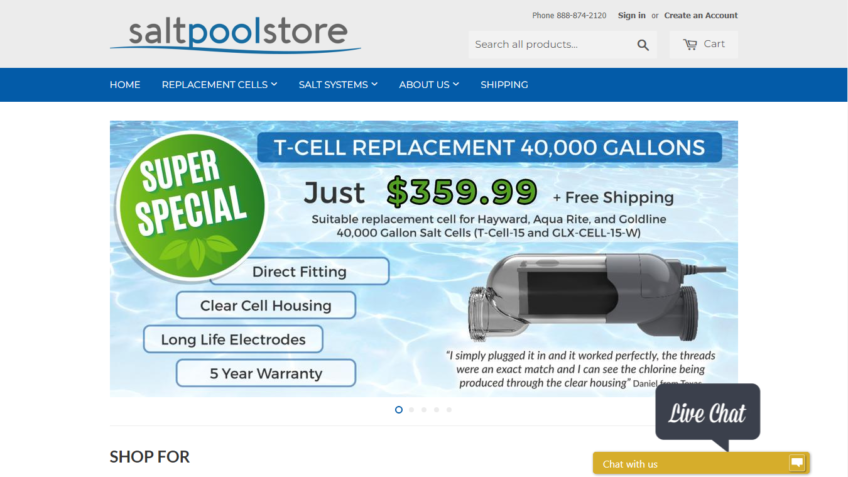 Salt Pool Store Reviews