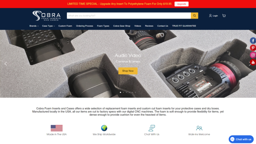 Cobra Foam Inserts Reviews