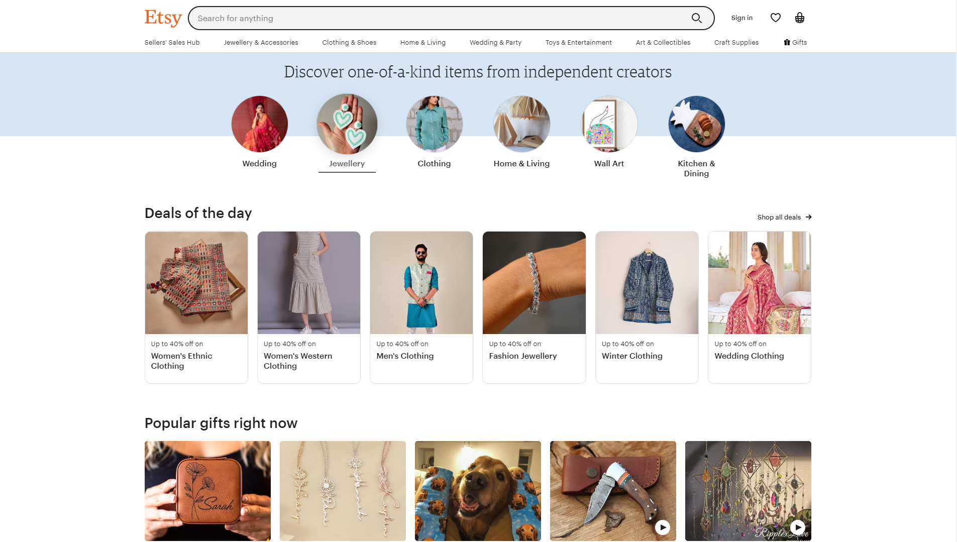 Etsy Reviews