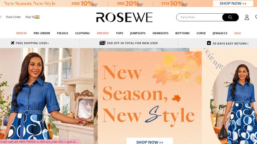 Rosewe.com Review - Read Reviews And Share Your Experience!