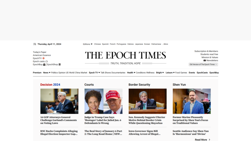 The Epoch Times Review - Read Reviews And Share Your Experience!